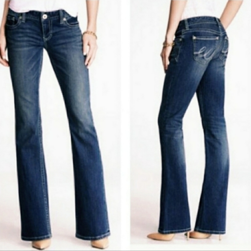 Y2k Express Stella Low Rise Boot Bootcut Medium Wash … - Gem